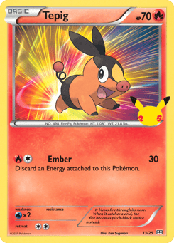 Tepig #13 | McDonald's Collection 2021 | Other | Rare Candy