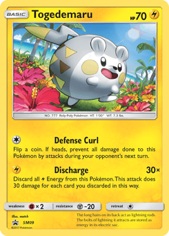 Togedemaru #SM09 | SM Black Star Promos | Sun & Moon | Rare Candy