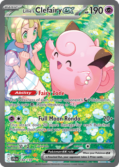 Lillie's Clefairy ex #184/159 | Journey Together | Pokémon | Rare Candy